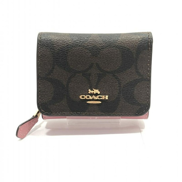 OTHERS | Accessories | Coach Coach 733 Small Trifold Wallet Signature ...